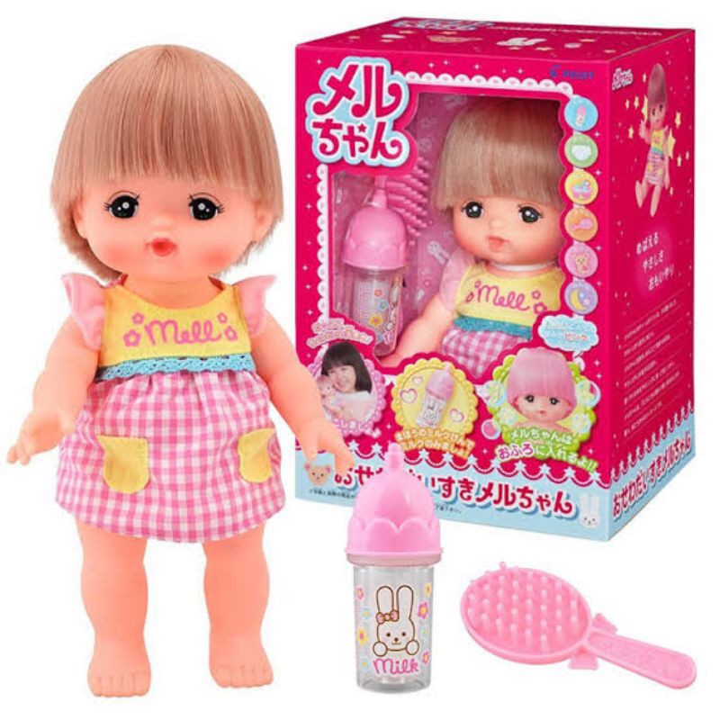 Jual Mell Chan Standart boneka Melchan doll rambut berubah warna hair ...