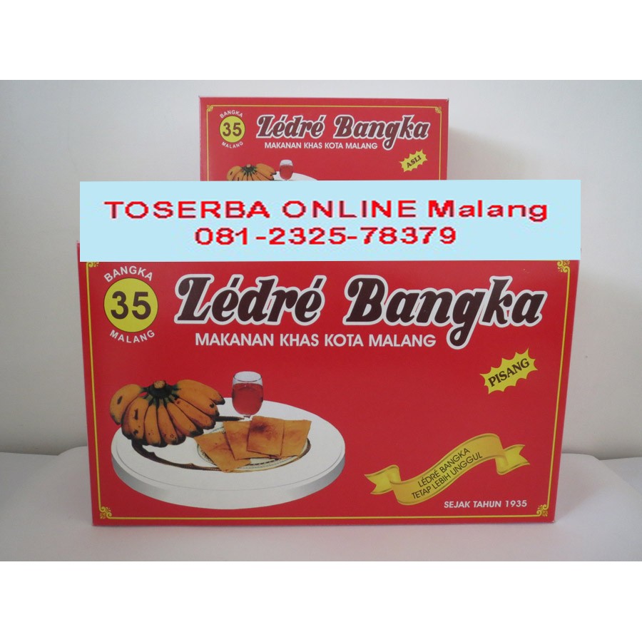 Jual LEDRE PISANG BANGKA MALANG - BOX BESAR ISI 5 KOTAK | Shopee Indonesia