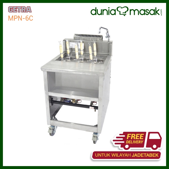 Jual GETRA MPN-6C Gas Noodle Cooker Kompor Mie Pasta LOW PRESSURE ORIGINAL | Shopee Indonesia
