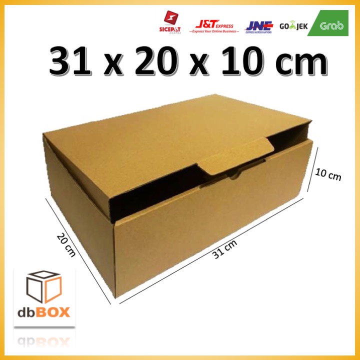 Jual Kardus 31x20x10 cm | Box Die Cut & Easy Usage | Box Sepatu ...