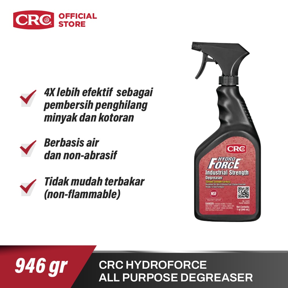 Jual CRC HydroForce Industrial Strength Degreaser - 14415 | Shopee ...