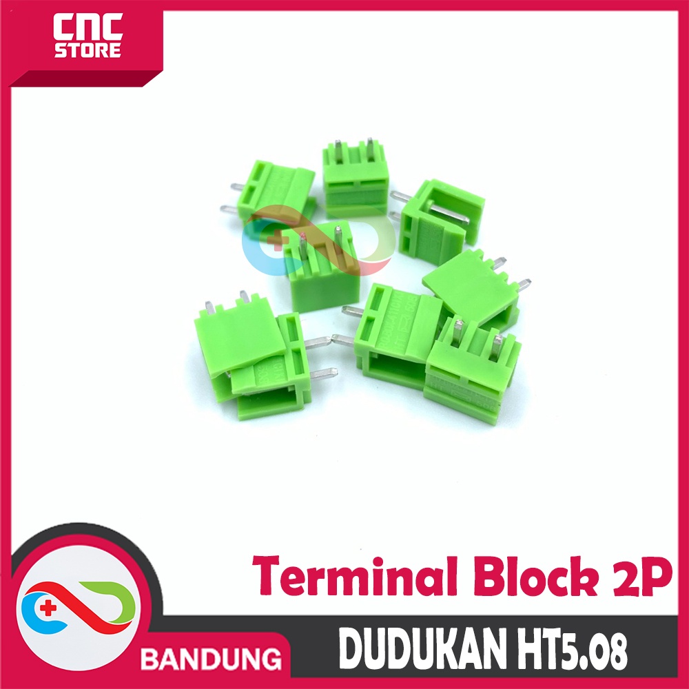 Jual DUDUKAN TERMINAL BLOCK HT5.08 5.08MM 2P | Shopee Indonesia