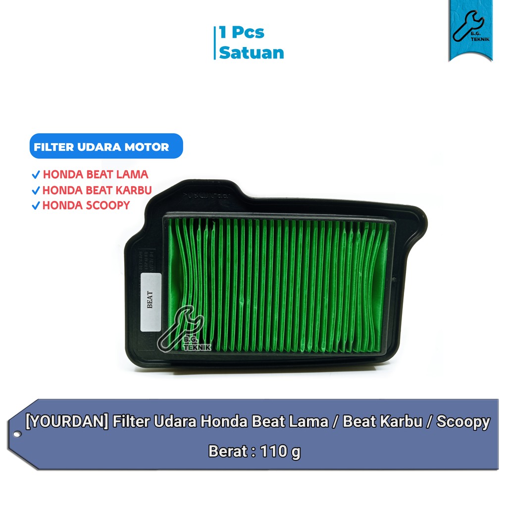 Jual Filter Udara Honda BEAT LAMA/BEAT Karbu/Scoopy - YOURDAN | Shopee ...