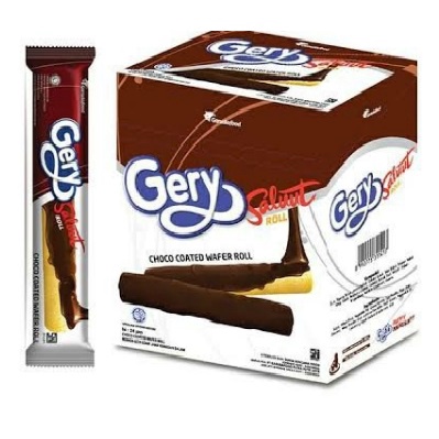 Jual Gery Salut Saluut ROLL Coklat Chocolate Box Isi 24Pcs (BOX) | Shopee Indonesia