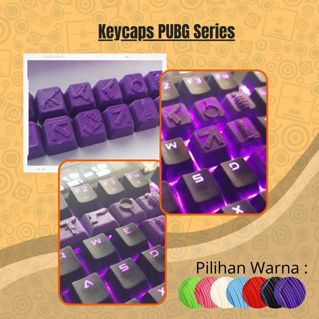 Jual PUBG Cherry MX Keycaps | Shopee Indonesia