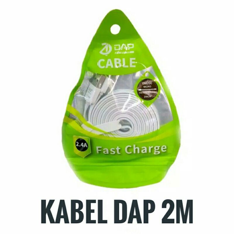 Jual Kabel Charger Panjang 2 Meter Fast Charge | Shopee Indonesia