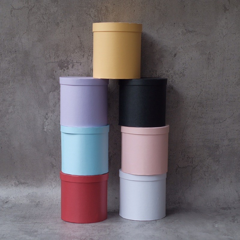Jual ROUND BOX D15 BOX BUNGA BOX KADO BOX KOTAK KOTAK BUNGA BLOOM BOX ...