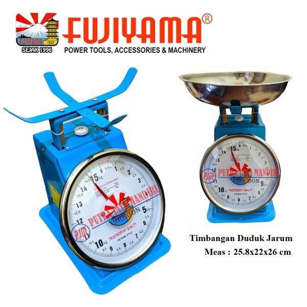 Jual Fujiyama Timbangan Duduk Jarum Manual - Timbangan Serbaguna - Timbangan Sayur Buah /10 Kg ...