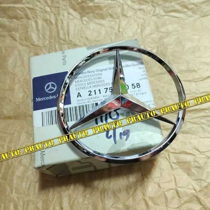 Jual Logo Bintang Bagasi w211 Original - emblem bagasi Mercedes Benz ...