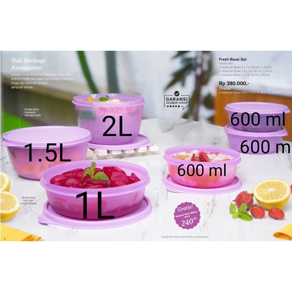 Jual modular bowl // Fresh Bowl//Ecer//Mangkok Serba Guna//Tempat ...
