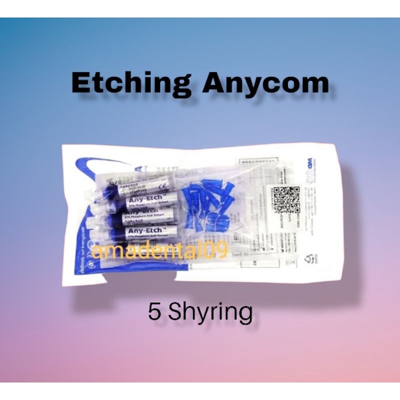 Jual Any Etch Dental Etching Gel Etsa Gigi | Shopee Indonesia