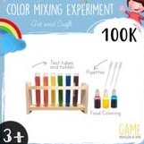 Jual montessori color mixing experiment game activity | Shopee Indonesia