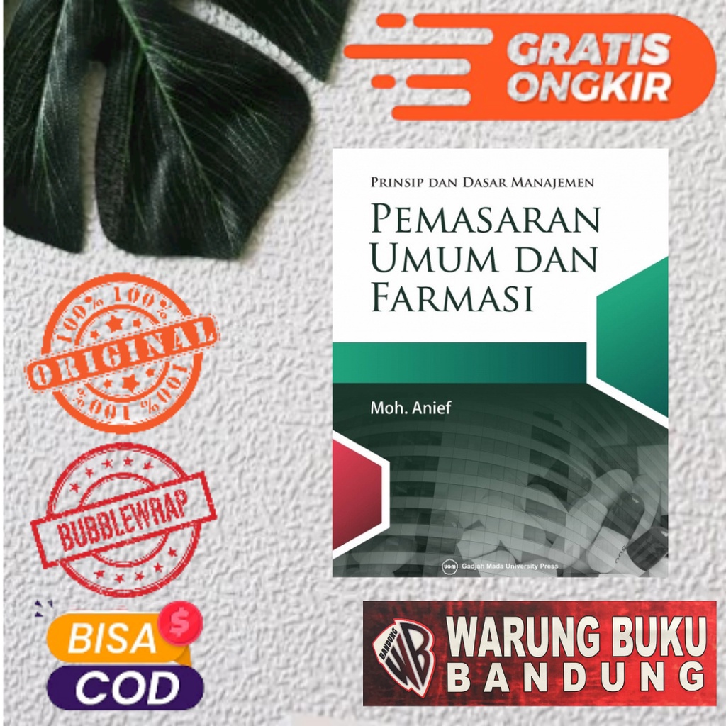 Jual Buku Prinsip dan Dasar Manajemen Pemasaran Umum dan Farmasi - Moh. Anief | Shopee Indonesia