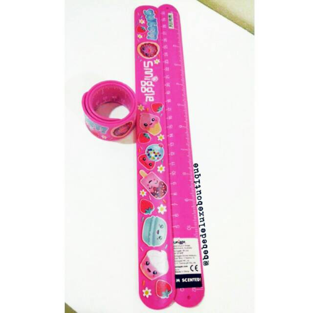 Jual Smiggle slapband ruler scented 30cm | Shopee Indonesia
