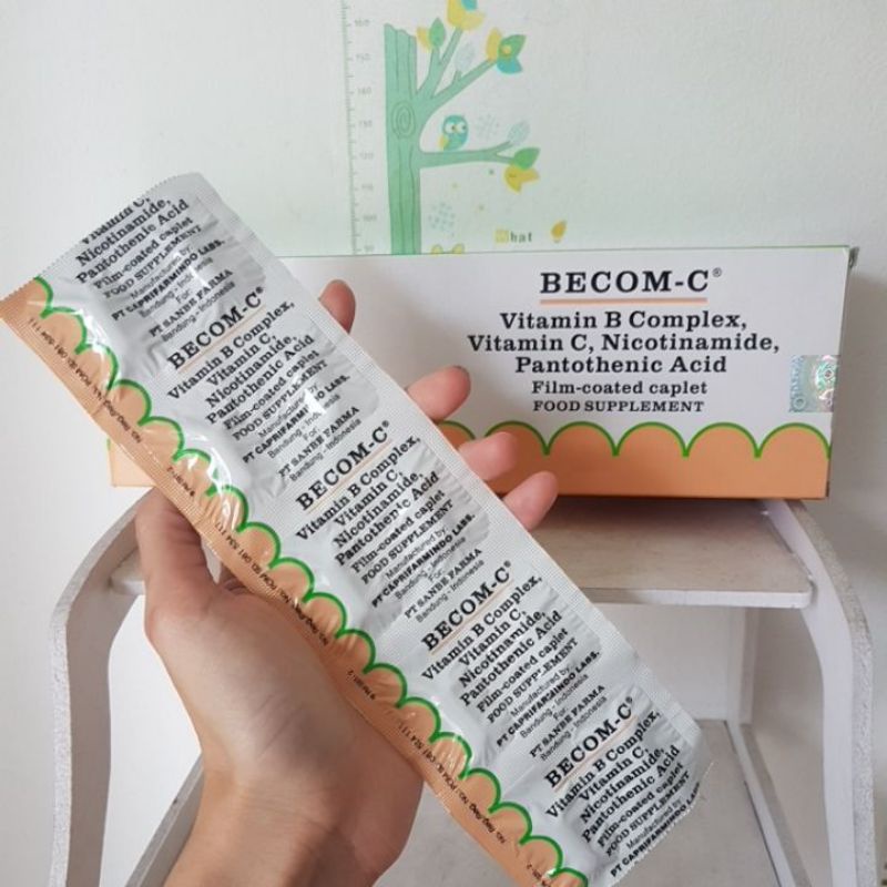 Jual Becom-C suplemen vitamin becomC 10tablet | Shopee Indonesia