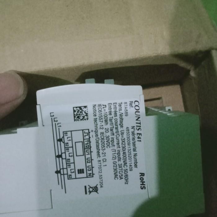 Jual KWH METER SOCOMEC COUNTIS E41 3PH CT/5A 2T/SOCOMEC 4850 3009 Murah ...