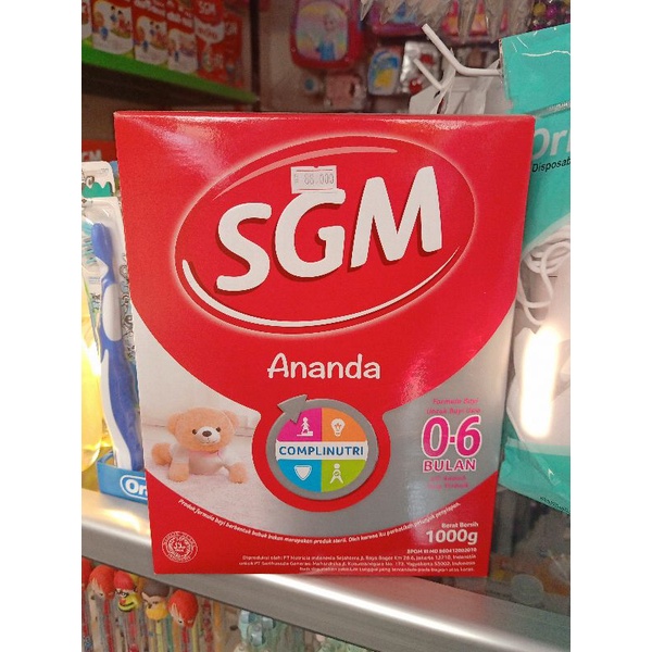Jual SGM Ananda 0-6bulan 1000g | Shopee Indonesia
