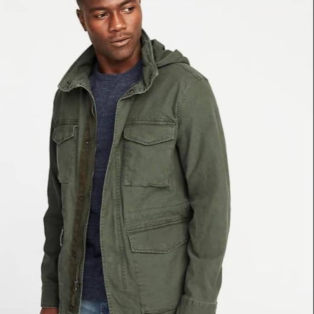 Jual JAKET PARKA OLD NAVY GREEN ARMY Size L | Shopee Indonesia