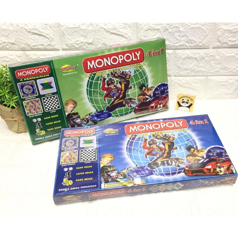 Jual Mainan Monopoli 4in1 Halma/ular tangga/ Catur | Shopee Indonesia