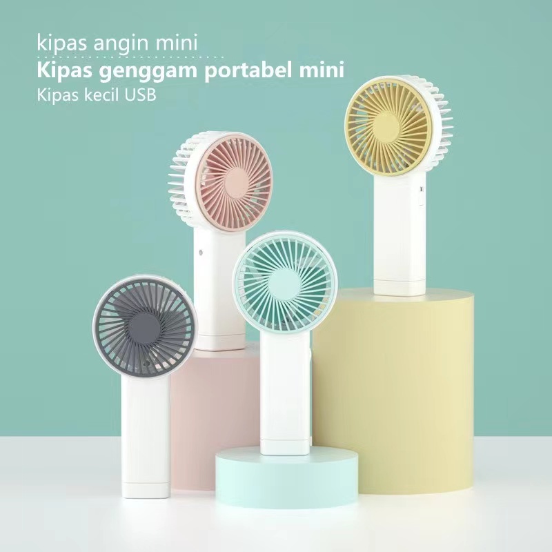 Jual KIPAS ANGIN MINI GENGGAM Cute / Kipas Lipat PORTABLE / Mini Fan ...