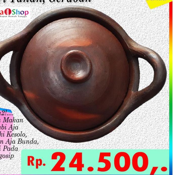 Jual Wajan Serabi/Cetakan Serabi Solo/Tanah Liat/Gerabah | Shopee Indonesia