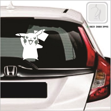 Jual TOP CUTTING STICKER MOBIL PIKACHU POKEMON-02 STIKER KACA BODY ...