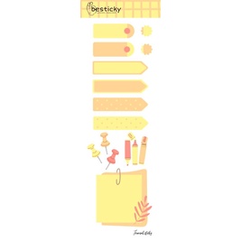 Jual Journal sticky, stiker jurnal harian, stiker note, stiker hiasan ...