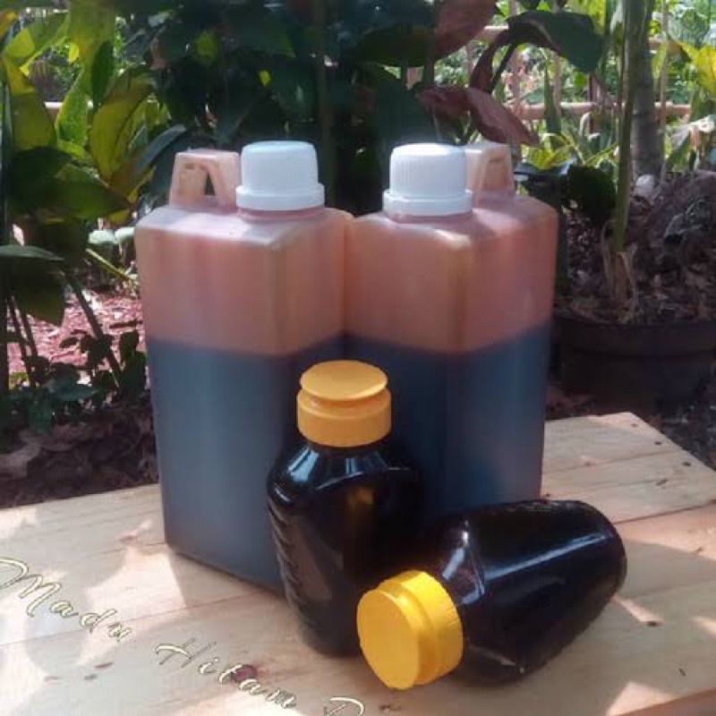 Jual MADU ASLI MURNI HERBAL HITAM PAHIT GRADE SUPER MADU RAW HONEY 1kg ...