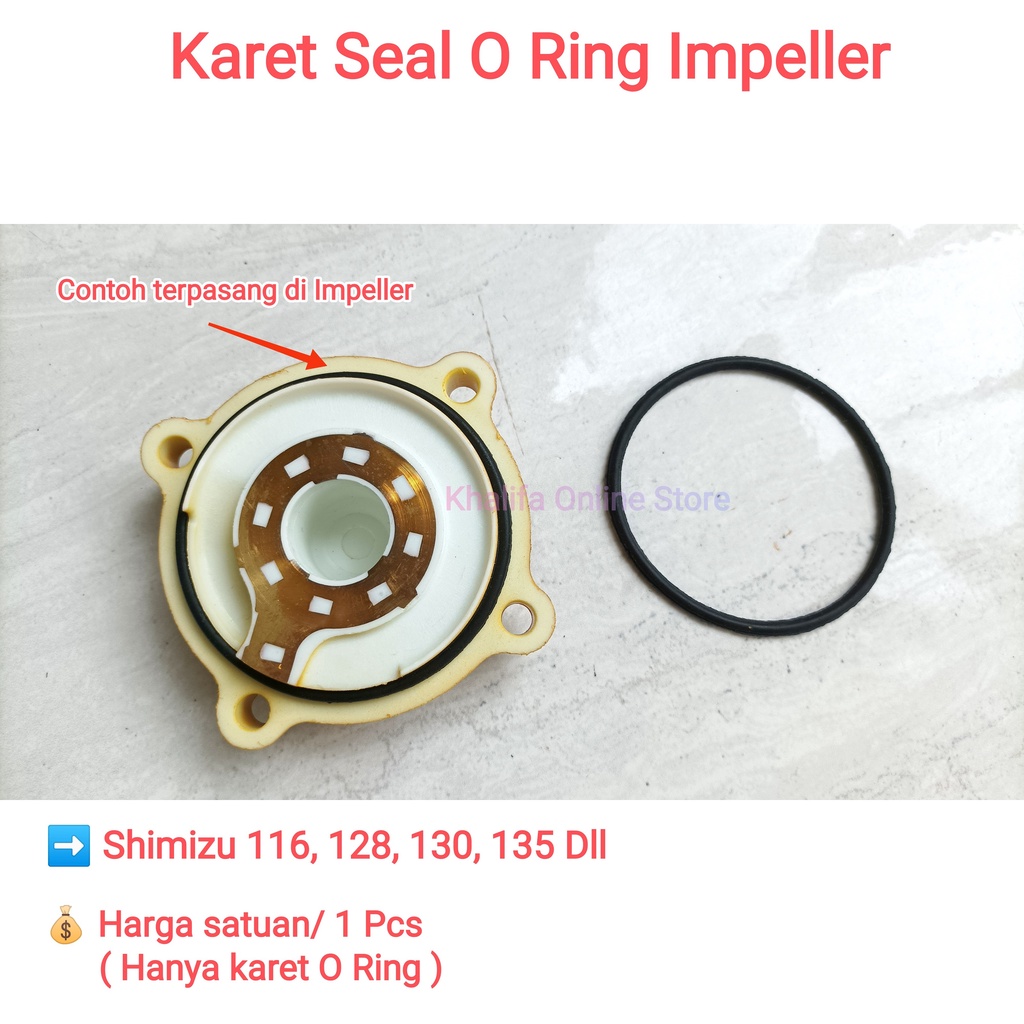 Jual Karet Seal Sil O ring Impeller Spare Part Suku Cadang Mesin Pompa ...