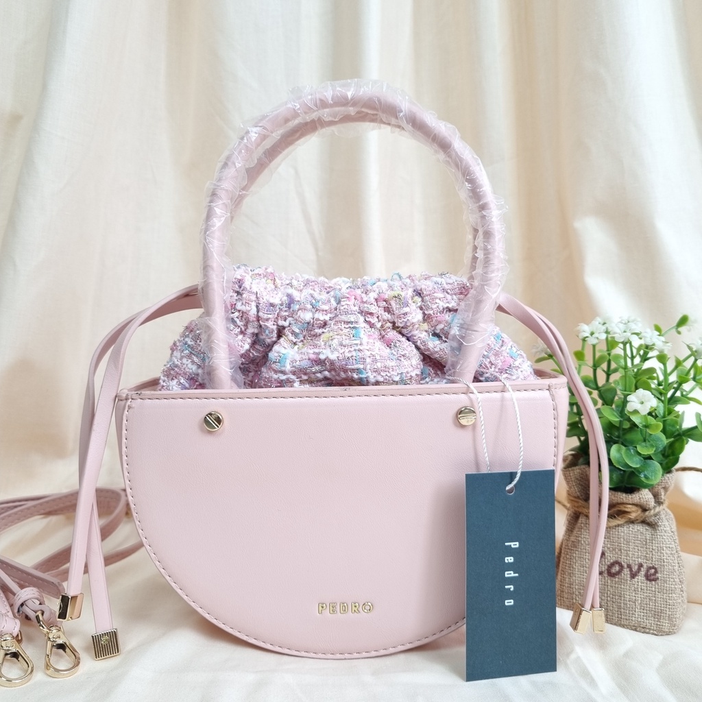 Jual TAS PEDRO TWEED TOP HANDLE | Shopee Indonesia