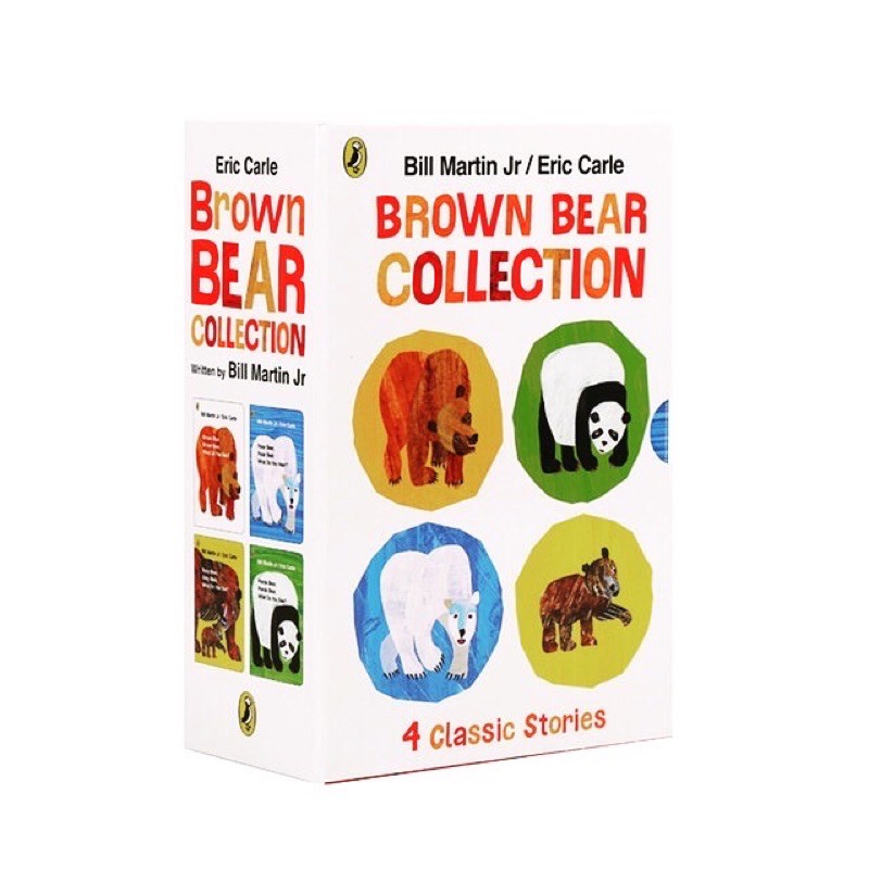 Jual by Eric Carle Classic Brown Bear Box Set by Eric Carle (4 books ...