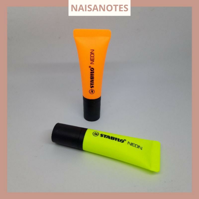 Jual STABILO BOSS NEON COLOUR HIGHLIGHTER WARNA KUNING ORANGE TEXTLINER ...