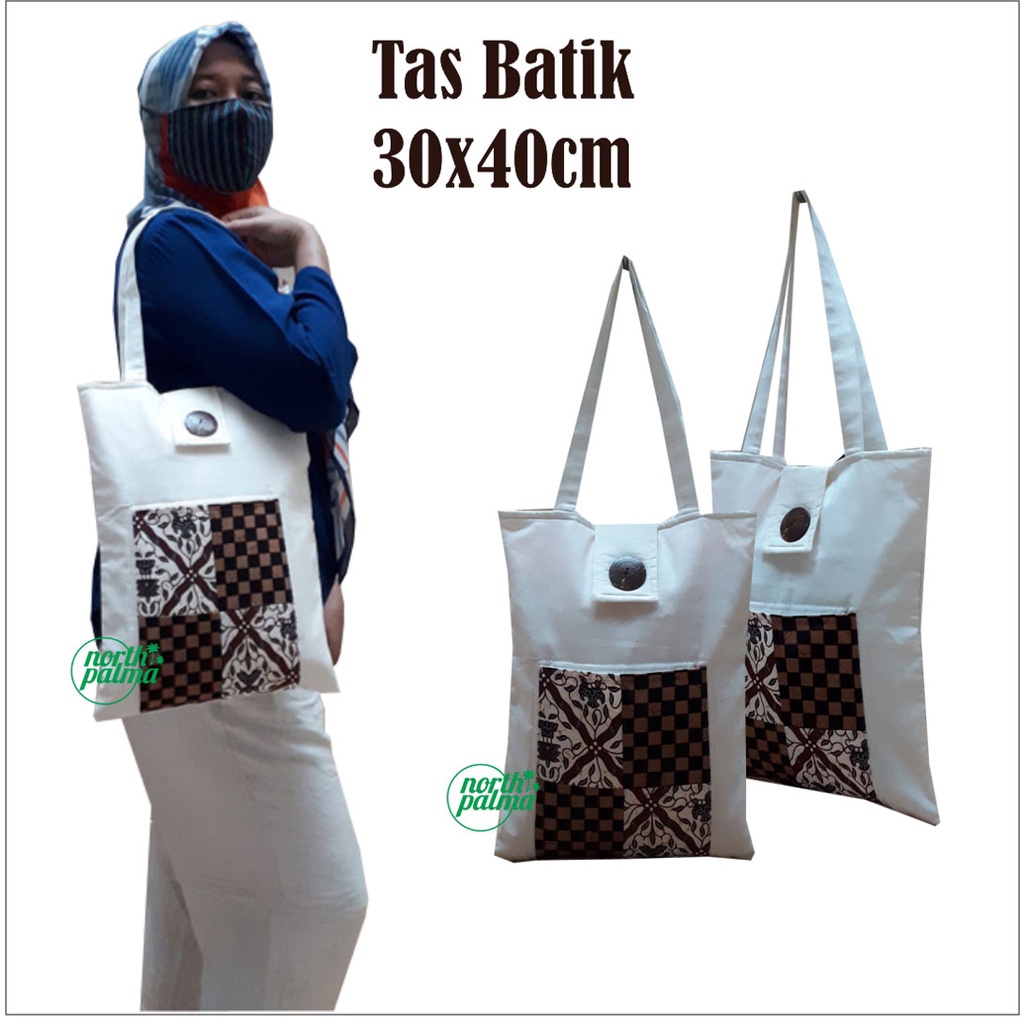 Jual Tas Seminar Batik Kain Blacu Kombinasi Batik Lapisan Dalam Busa ...