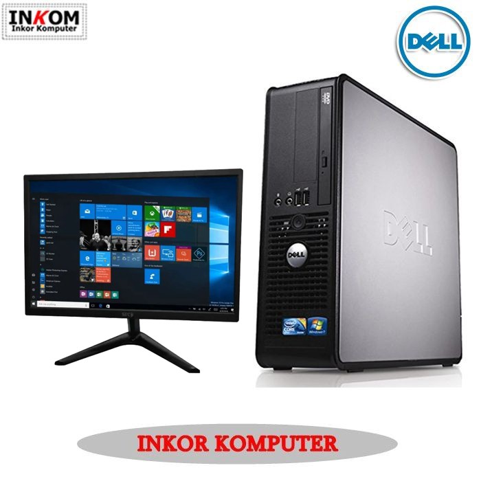 Jual Komputer PC Built Up Dell Optiplex Core 2 Duo Plus Monitor 19 Inch ...