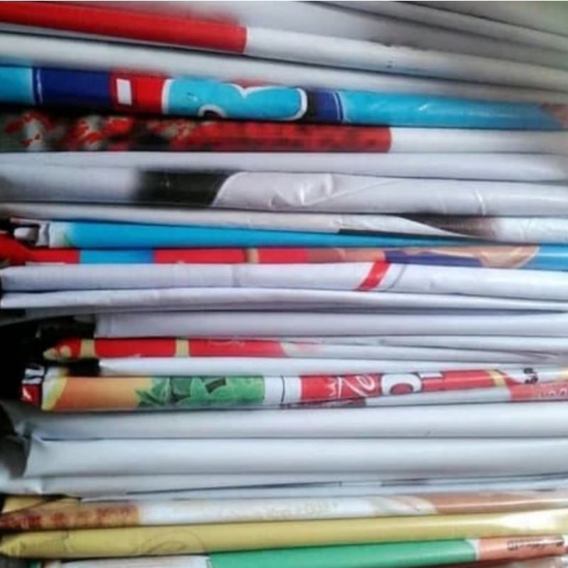 Jual Spanduk Banner flexy 4x5 meter, sisa produksi gagal cetak | Shopee ...