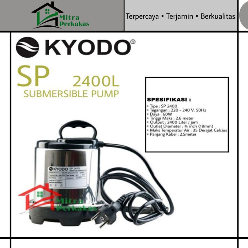 Jual Pompa Celup KYODO SP 2400 L Submersible Pump SP 2400 | Shopee ...