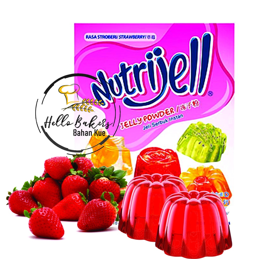 Jual NUTRIJELL STRAWBERRY 15 GR / NUTRIJELL PUDDING / NUTRIJELL ...