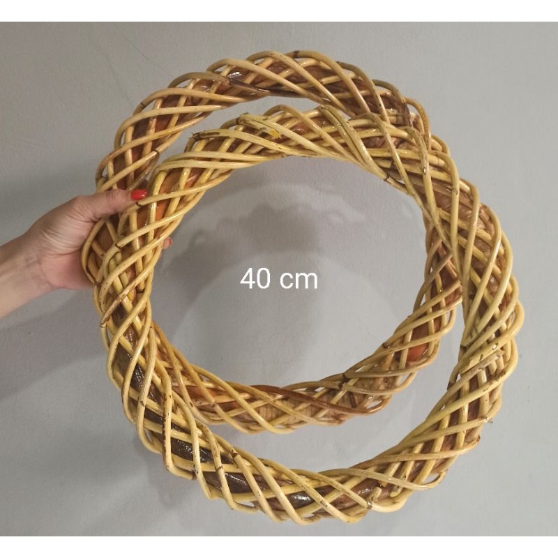Jual Holahop Hulahop Lilit Ring Rotan Macrame Dekorasi 40 cm | Shopee ...