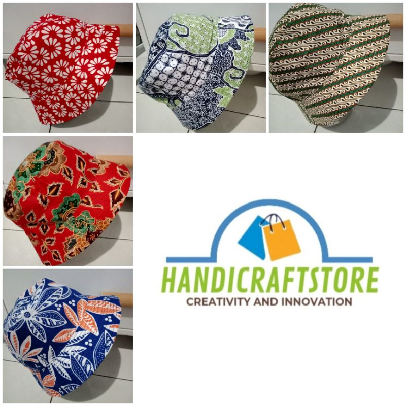 Jual Topi Batik/ Bucket Hat Batik Topi Rimba /Rimba Hat / Topi Hiking ...