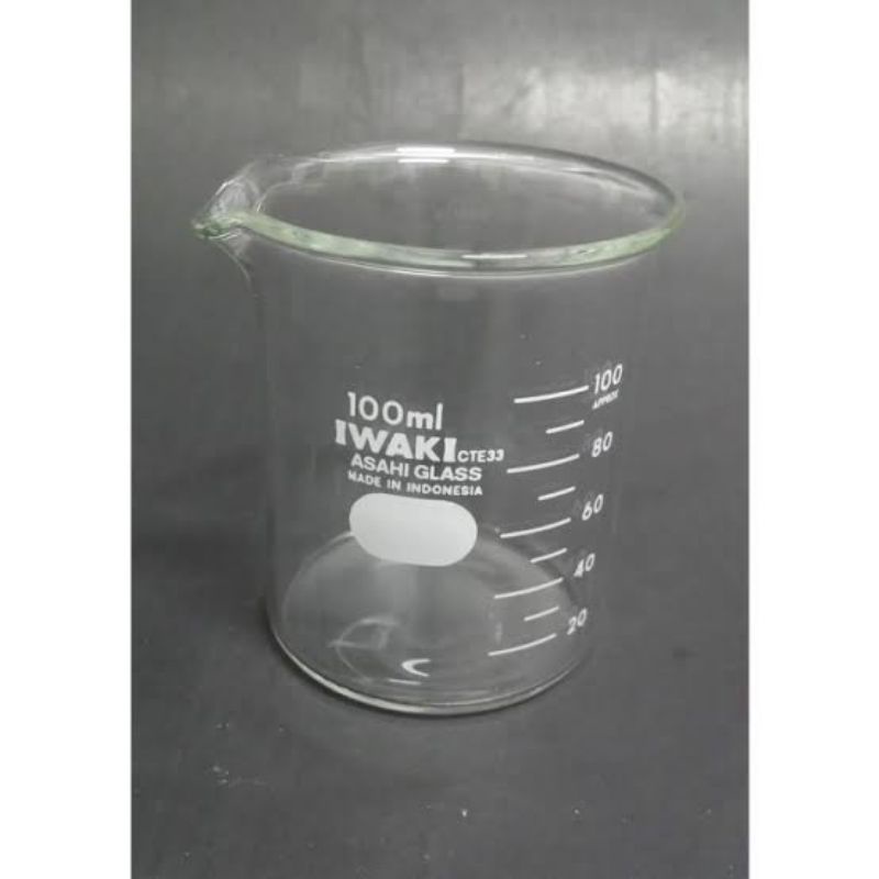 Jual Gelas Ukur Kimia IWAKI CTE33 100 ml | Shopee Indonesia