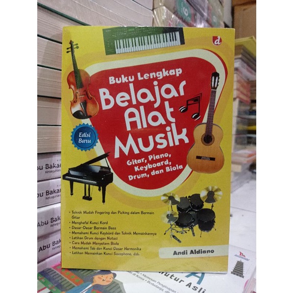 Jual Buku Lengkap Belajar Alat Musik : Gitar, Piano, Keyboard, Drum ...