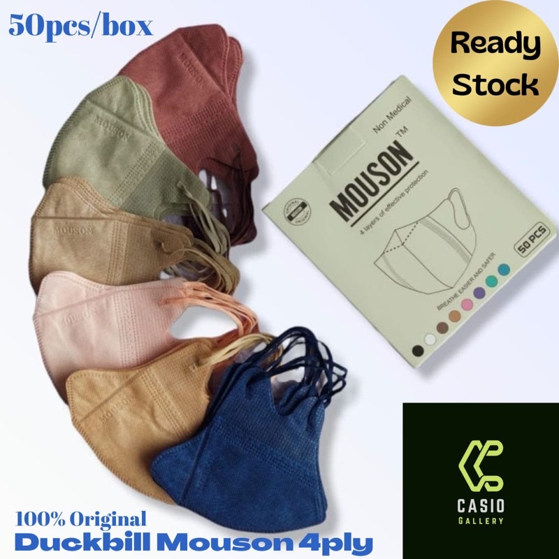 Jual Masker Duckbill Mouson 4ply Duckbill Alkindo 4ply isi 50pcs ...