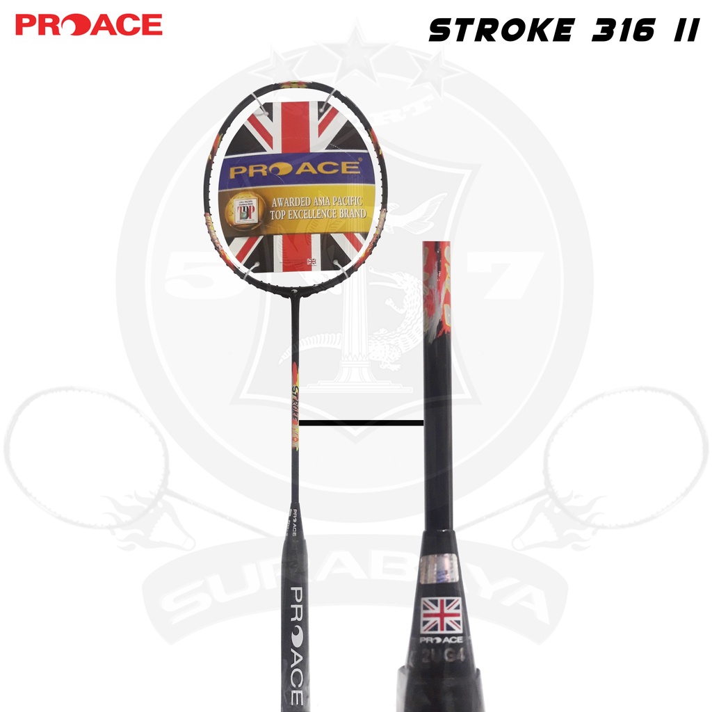 Jual Raket Original Pro Ace Stroke 316 II Bonus Komplit Badminton ...