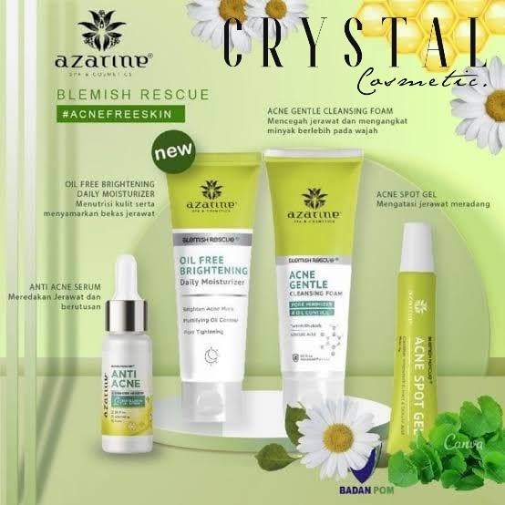 Jual CRYSTAL AZARINE Intense Acne & Repair Series | Anti Acne Series ... Jual CRYSTAL AZARINE Intense Acne & Repair Series | Anti Acne Series ...