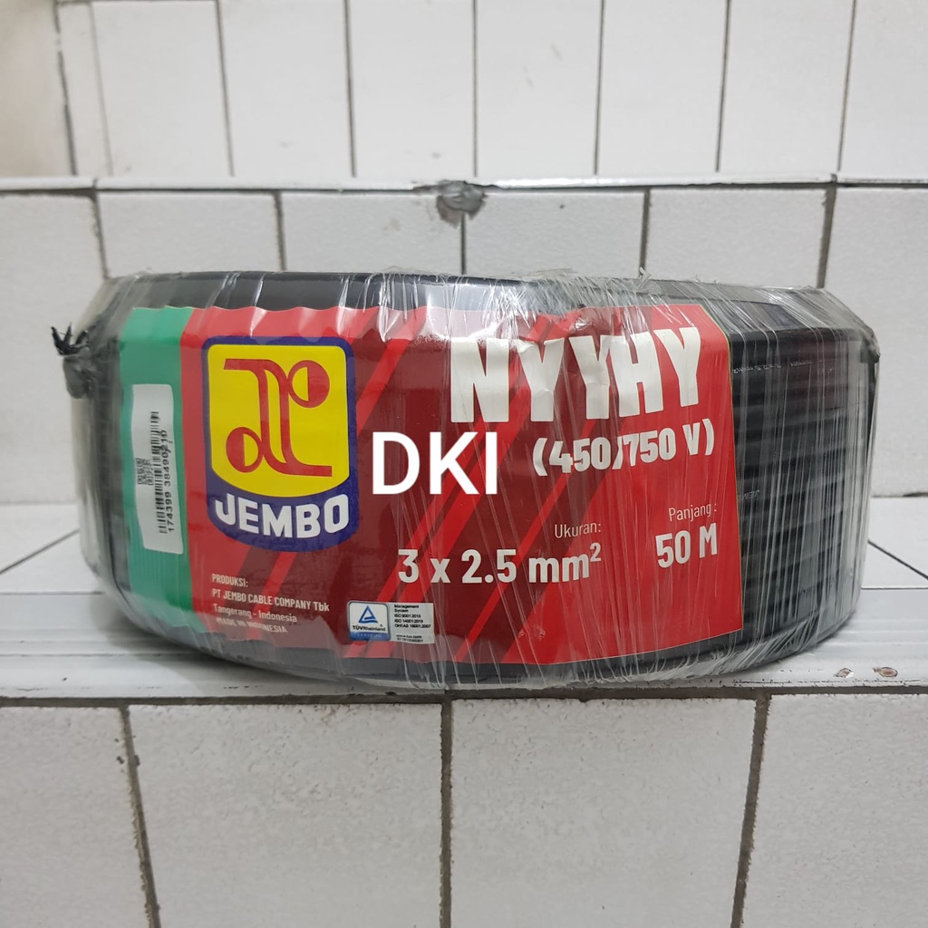 Jual Kabel JEMBO NYYHY 3 X 2.5 mm 50 meter | Shopee Indonesia