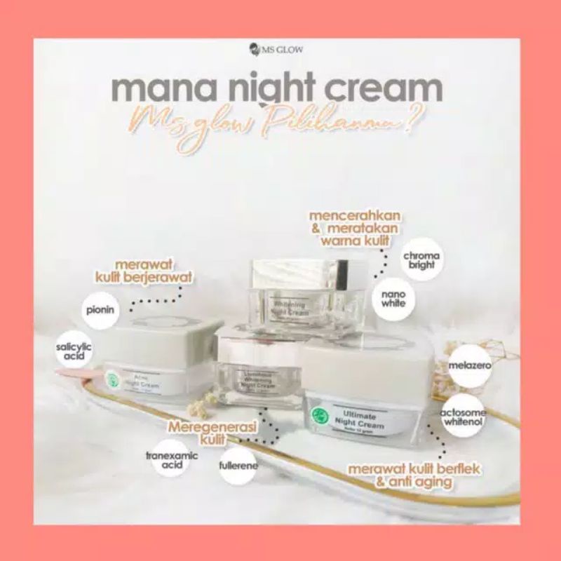 Jual nightcream cream malam expayed date 2026/2027 | Shopee Indonesia