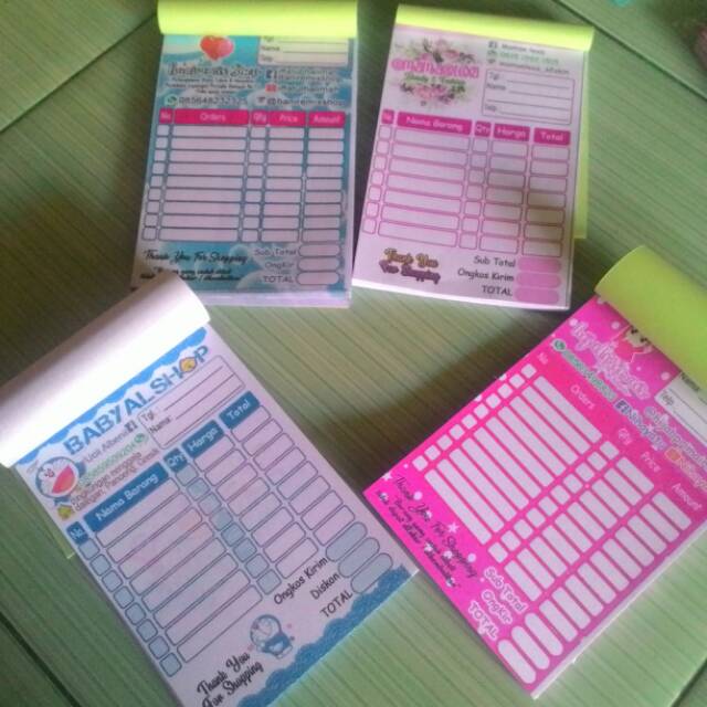 Jual TERMURAH = NOTA PENJUALAN TOKO - Nota Toko Ekonomis - nota toko ...