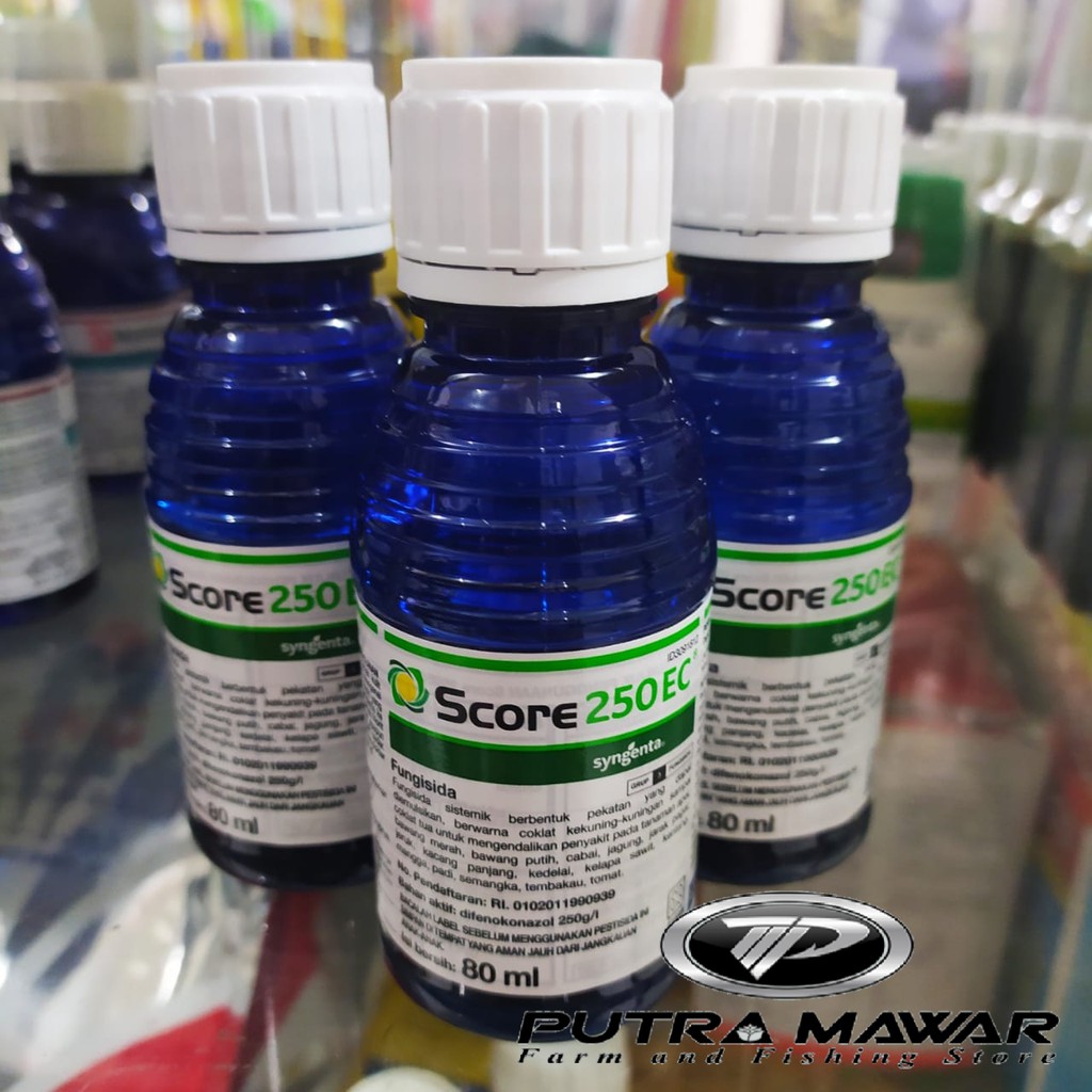 Jual Fungisida SCORE 250EC 80ml-Obat jamur tanaman-obat semprot jamur ...