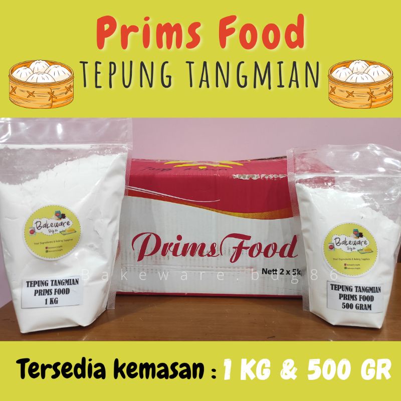 Jual TEPUNG TANG MIEN 1 KG REPACK PRIMSFOOD / TEPUNG BAKPAU / TEPUNG ...