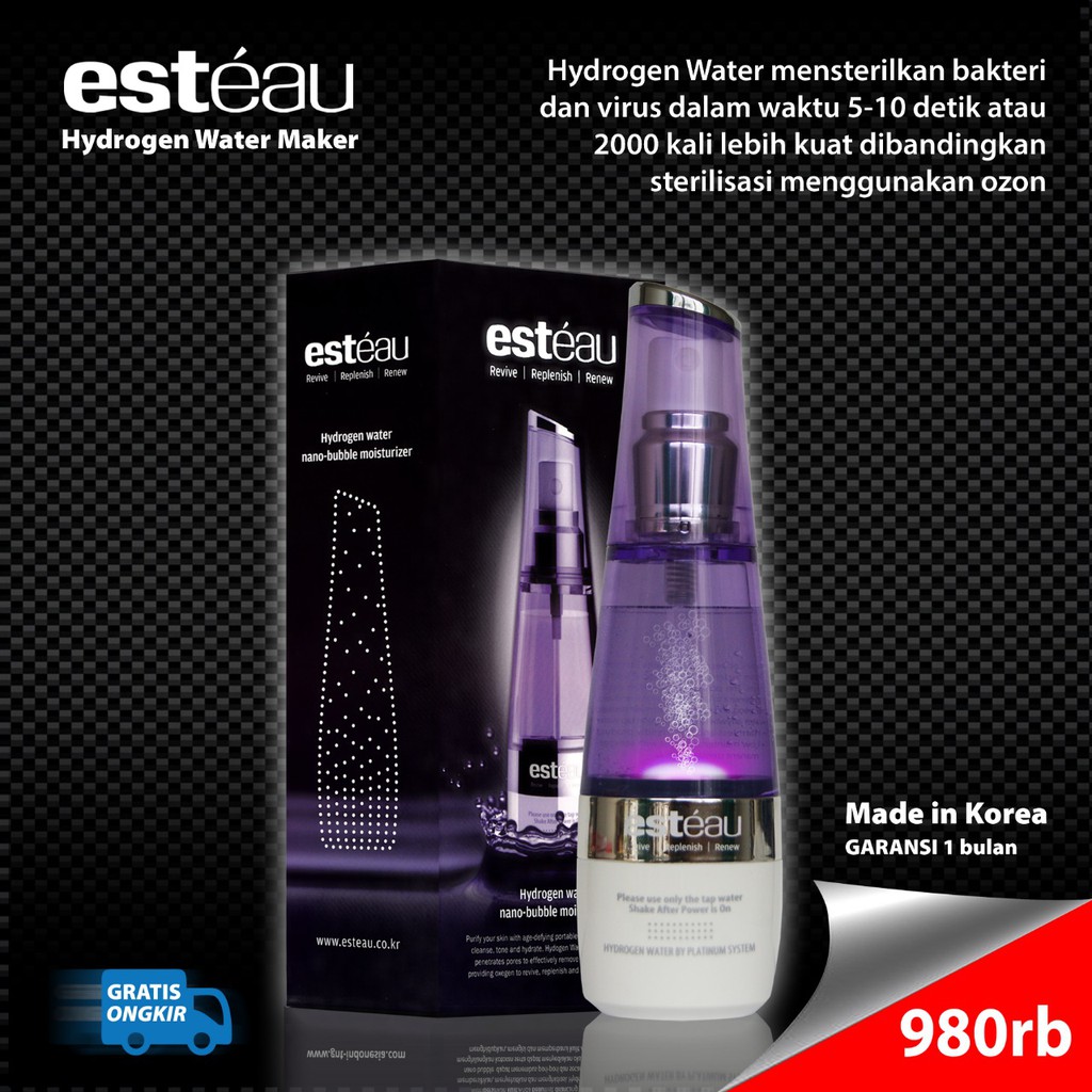 Jual ESTEAU Hydrogen Water Maker KOREA | Shopee Indonesia